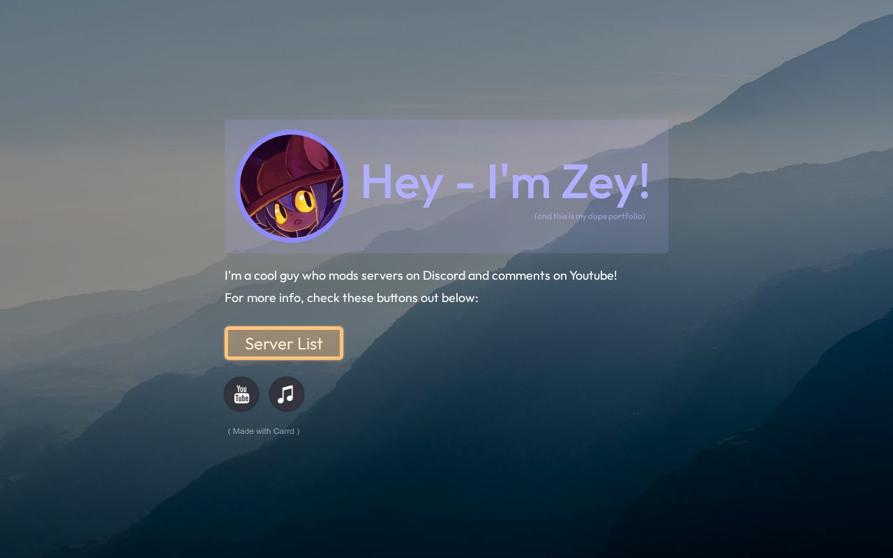 Zey's Portfolio